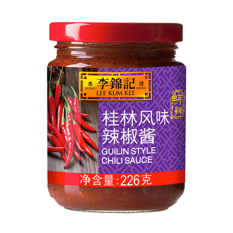 李锦记桂林风味226g辣椒酱_虎窝淘