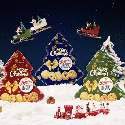 皇冠进口圣诞缤纷装曲奇饼干