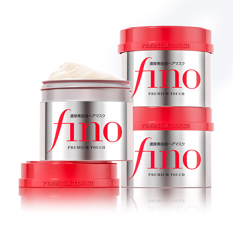 日本进口fino芬浓发膜修护烫染发质精华焗油230g*3罐免蒸倒膜柔顺_虎窝淘