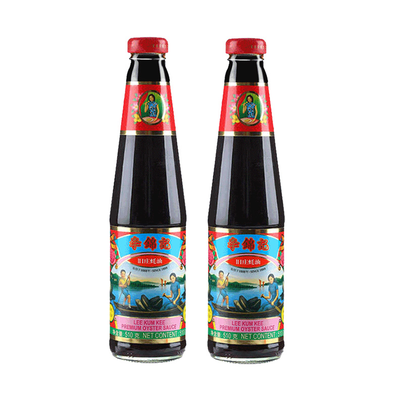 【大厨推荐】李锦记旧庄蚝油0添加防腐剂厨房调味品510g*2_虎窝淘