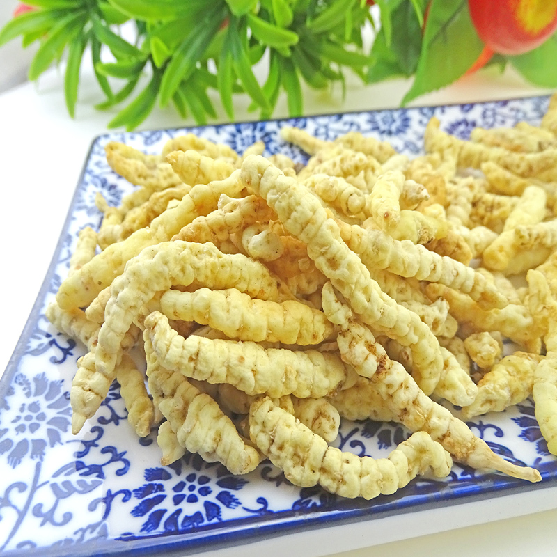 草石蚕天然纯新货中药材地蚕草食蚕地虫土冬虫草白冬虫草500g_虎窝淘