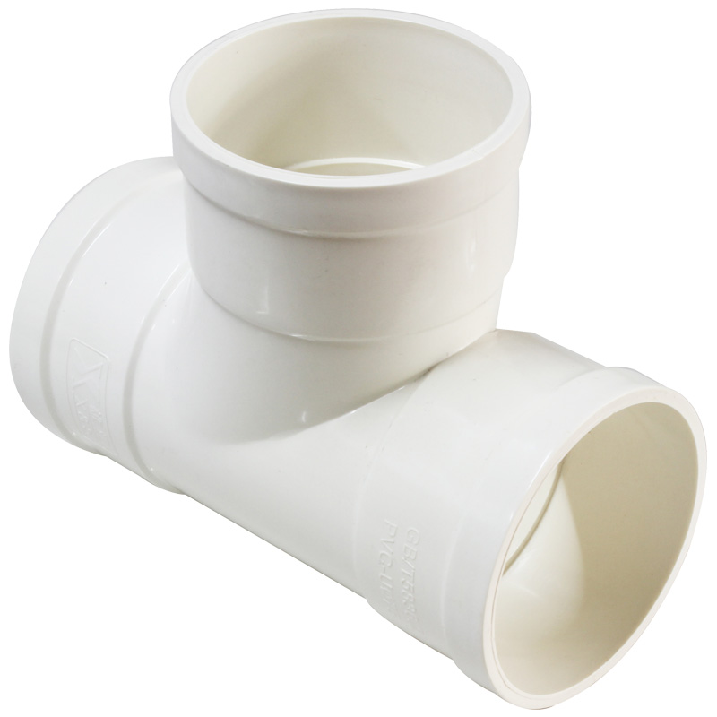 广东佛山雄塑PVC排水管件接头配件40/50/75/110等径三通/三叉_虎窝淘