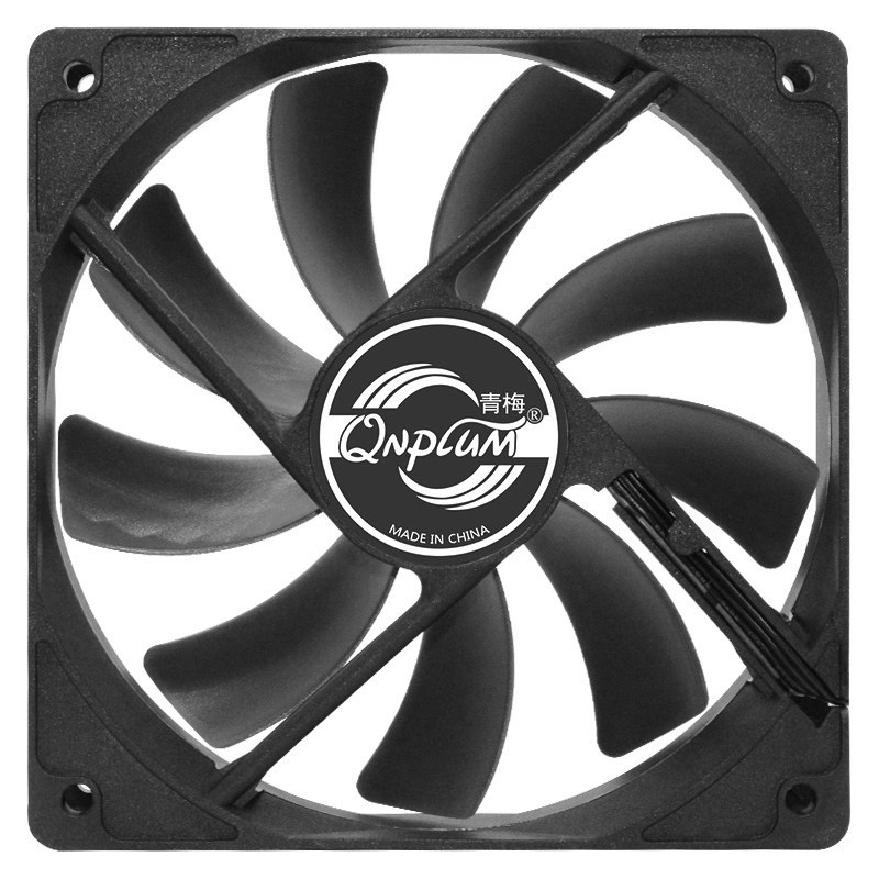 青梅QM12025B-1850双滚珠12CM大风量PWM温控服务器工业机箱风扇_虎窝淘