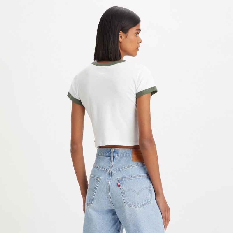 【商场同款】Levi's李维斯23春季新品女士针织短袖T恤A3523-0018_虎窝淘