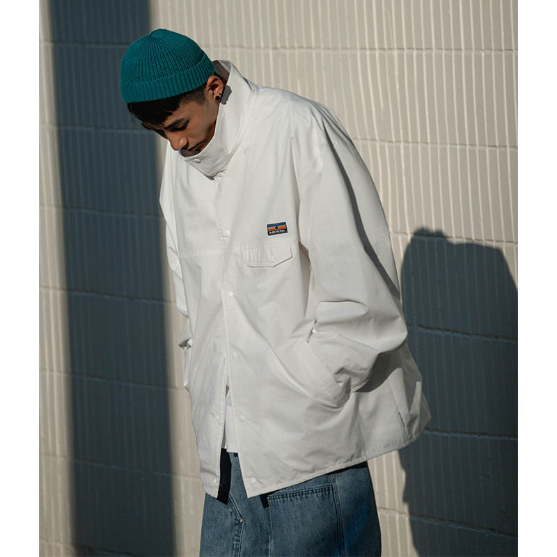 BDCT 22AW日系休闲宽松立领夹克男潮牌秋季新款百搭oversize外套_虎窝淘