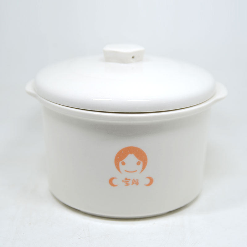 天际DGD12-12BWG/12CWG隔水炖盅白瓷bb煲陶瓷大内胆+盖子配件1.2L_虎窝淘