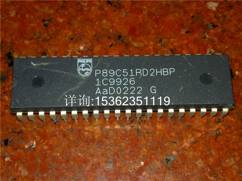P89C51RD2HBP 89C51的8位闪存微控制器IC系列进口PDIP40直插脚_虎窝淘
