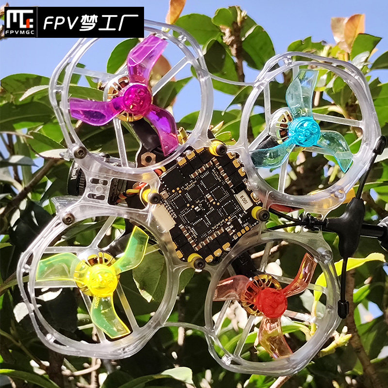 FPV Tron80 1.6寸涵道模拟 80轴距室内迷你到手飞穿越机_虎窝淘