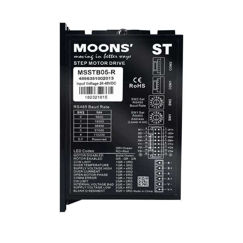 鸣志智能驱动器MSST5-S/MSST10-S二相直流调速控制器MOONS步进电_虎窝淘
