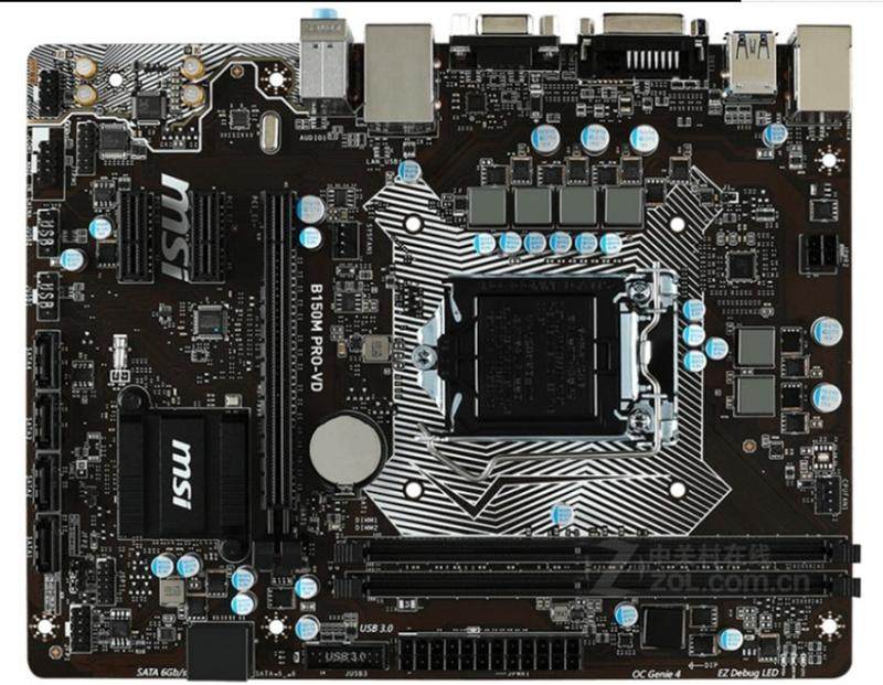 新MSI/微星 B150M PRO-VD B150主板DDR4 1151针全集成 H110 B250_虎窝淘
