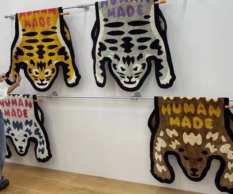 20AW Human Made Tiger Rug Large限定经典老虎图案潮流居家地毯_虎窝淘