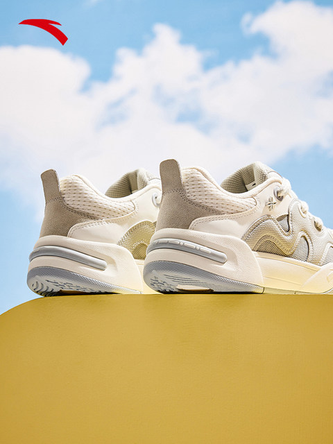 Anta Bread Bread Shoes Female New Women's New Bottom Sports Shoes Cream ...