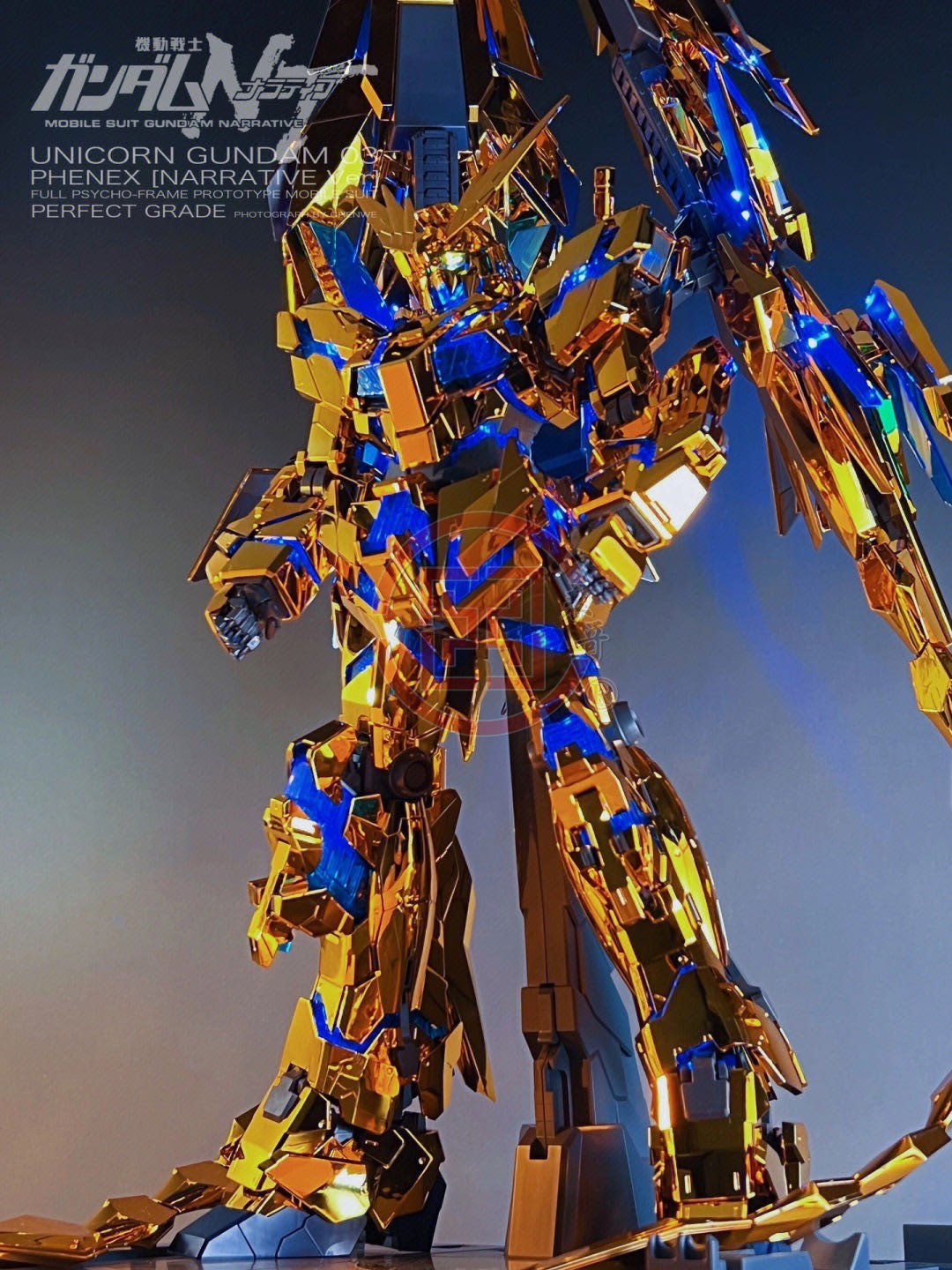 现货日本万代 PB限定 PG菲尼克斯nt独角兽 3号机凤凰电镀版nt_虎窝淘