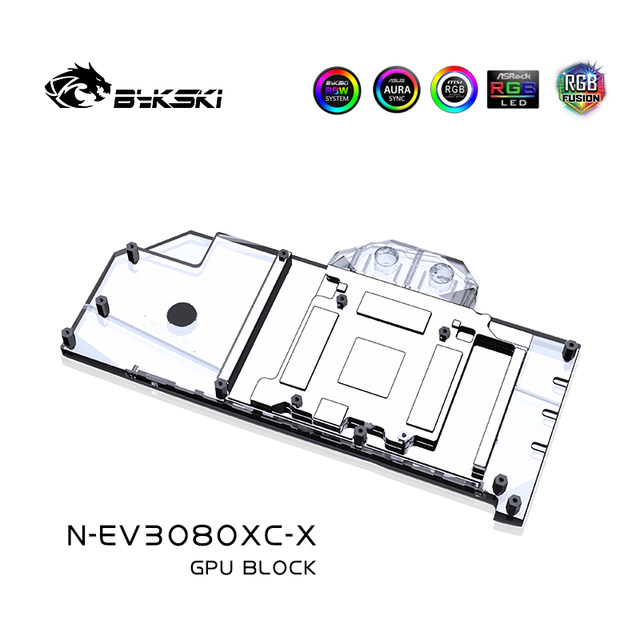 Bykski N-EV3080XC-X graphics card water block EVGA RTX 3080 XC