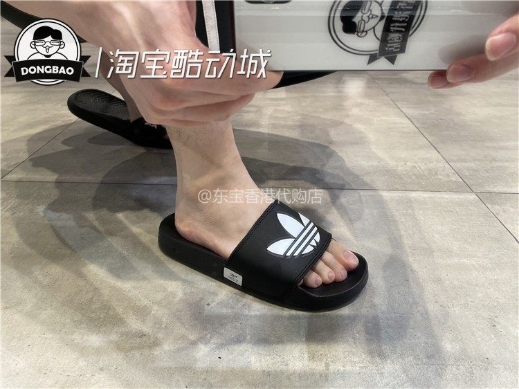 4月ADIDAS三叶草男女拖鞋FU9138/FU9139/FU9140/FU8297/FU8298_虎窝淘
