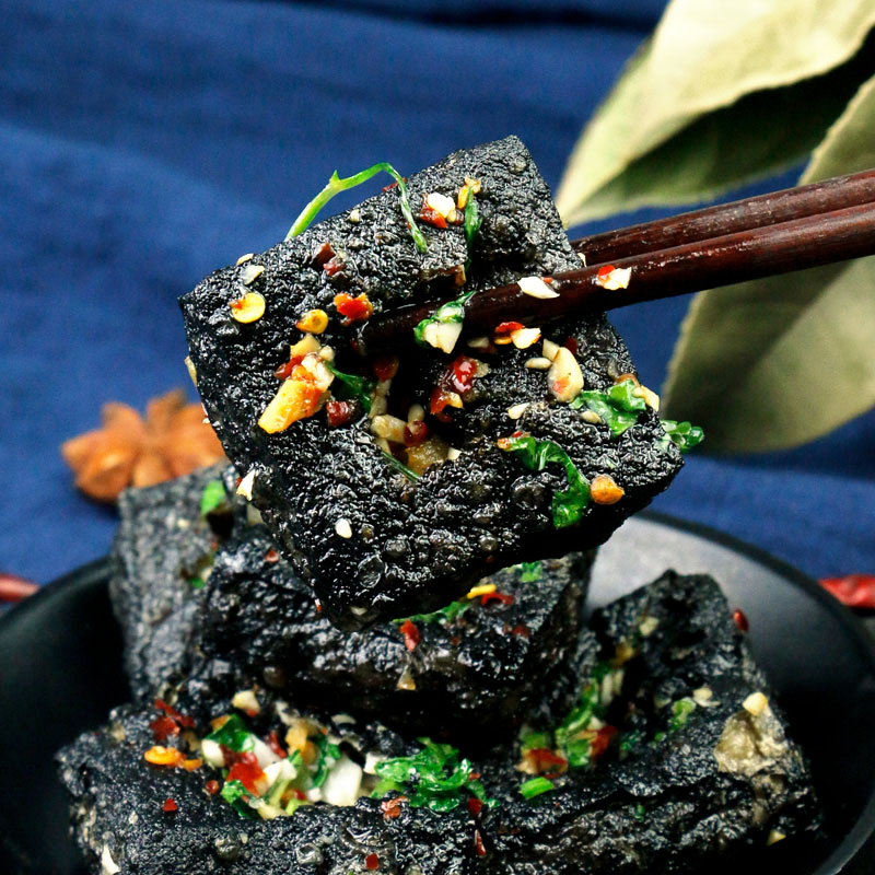 味知爽臭豆腐25g*20包老长沙正宗油炸黒色臭豆腐湖南特产散装零食_虎窝淘