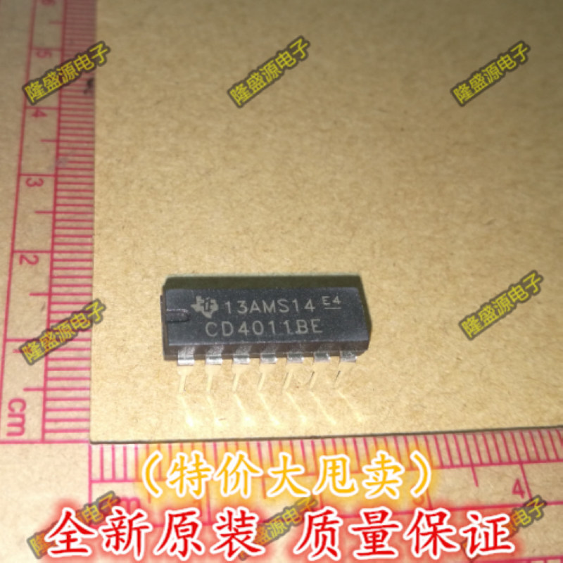 进口 CD4011BE HCF4011BE DIP-14与非门IC四2输入与非门芯片_虎窝淘