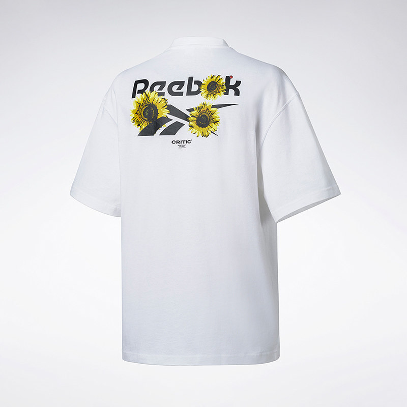 [CRITIC联名]Reebok锐步官方夏季男女经典舒适印花圆领短袖T恤_虎窝淘