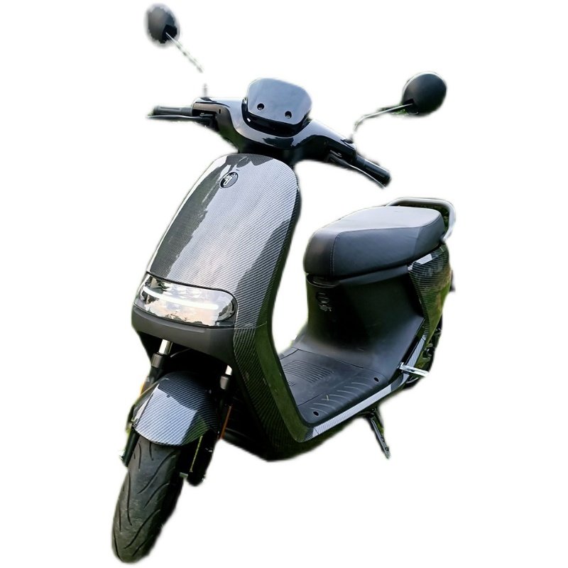 九号电动车前挡泥板 N70/E80/E125/E200P改装碳纤维纹前挡泥瓦_虎窝淘