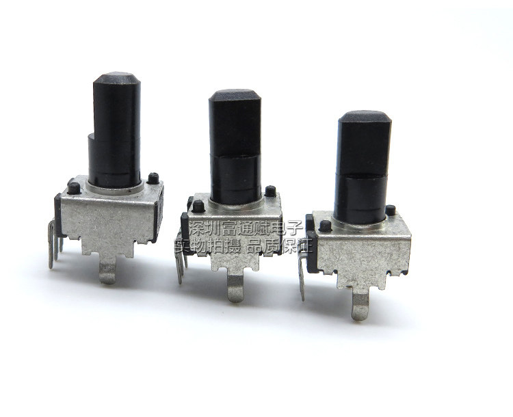 供应优质 R0931型单联 B10K B30K可调电位器柄长12mm半边轴 3脚_虎窝淘