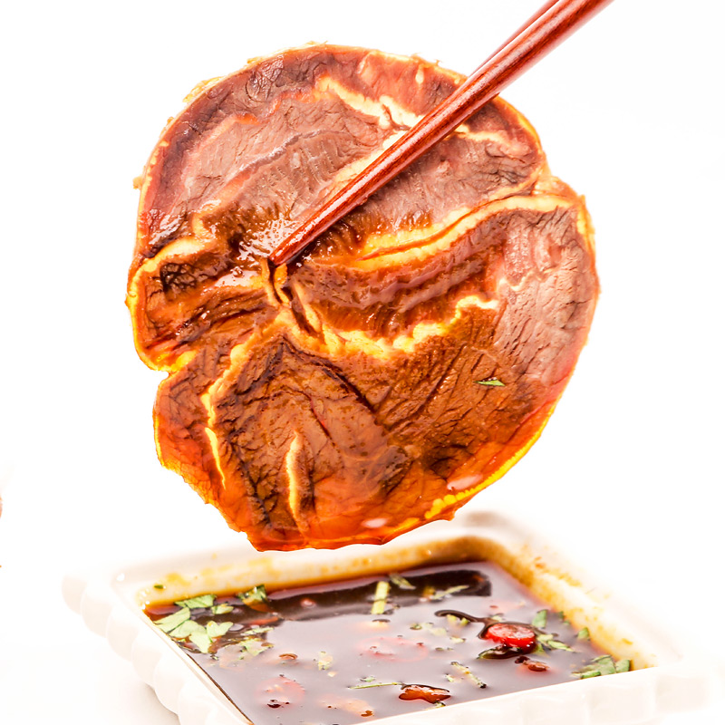 贻庆食品福建特产小吃香辣卤牛肉熟食258g冷吃即食零食单支真空装_虎窝淘