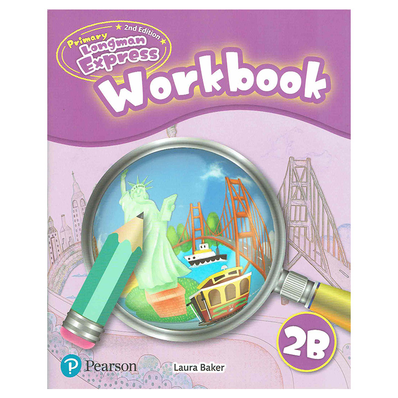 培生新版香港朗文小学英语教材Primary Longman Express 2B workbook练习册第二版朗文快车PLE原版少儿英语哒哒哒 ...