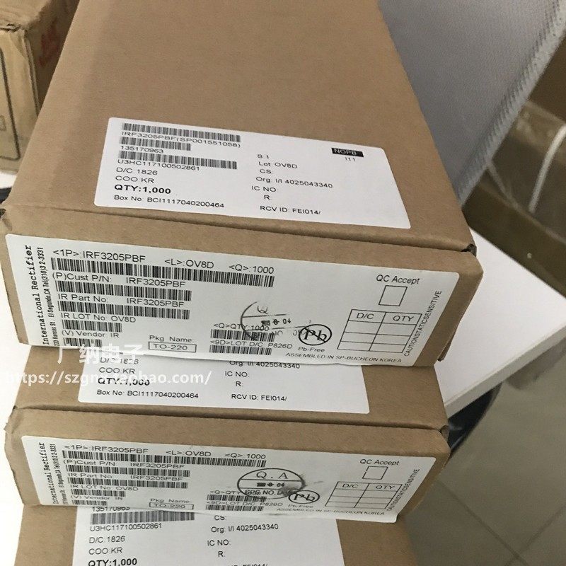 全新进口原装 IRF3205PBF=RU6099R场效应管逆变器ZPBF 55V 110A_虎窝淘