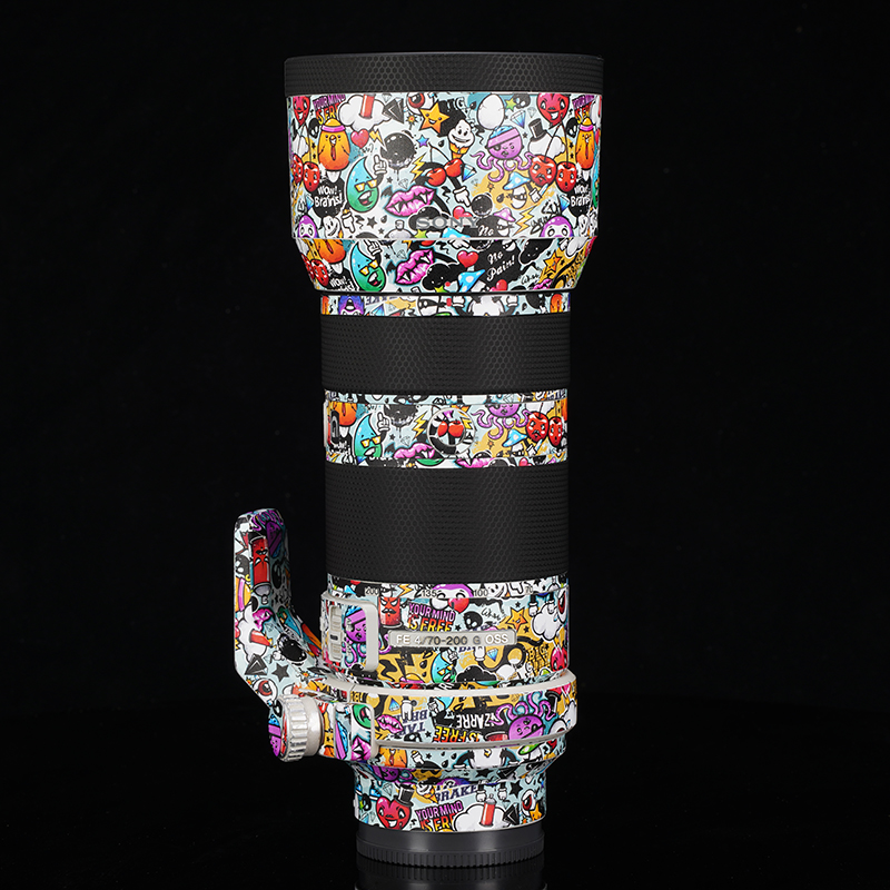 美本堂适用sony索尼70-200G贴纸镜头贴膜一代70200F保护膜黑色帖_虎窝淘