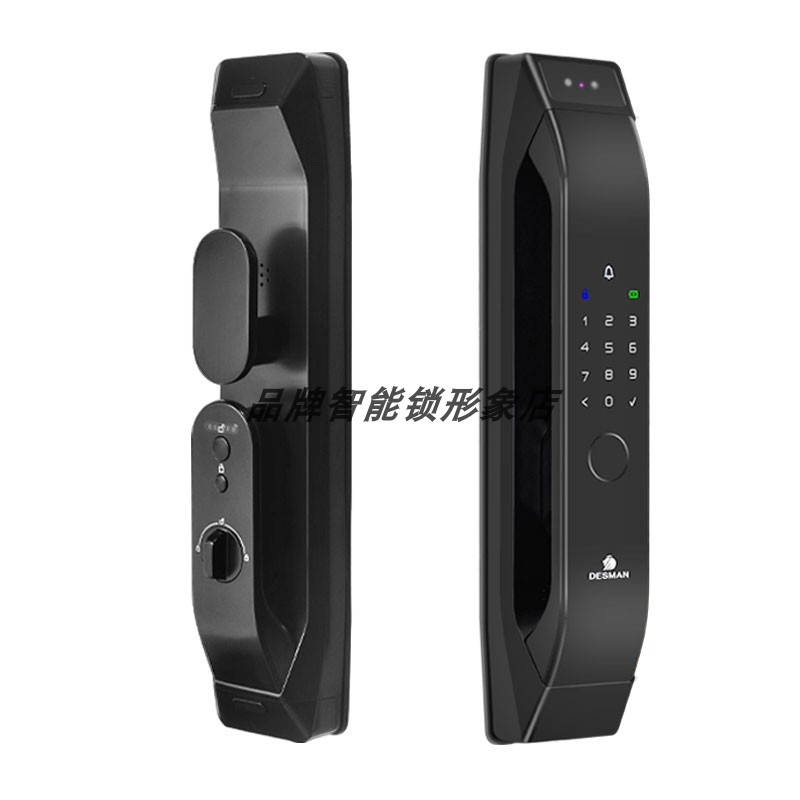德施曼q50fmax指纹锁q50fpro远程视频锁r7p智能锁人脸识别锁家用_虎窝淘