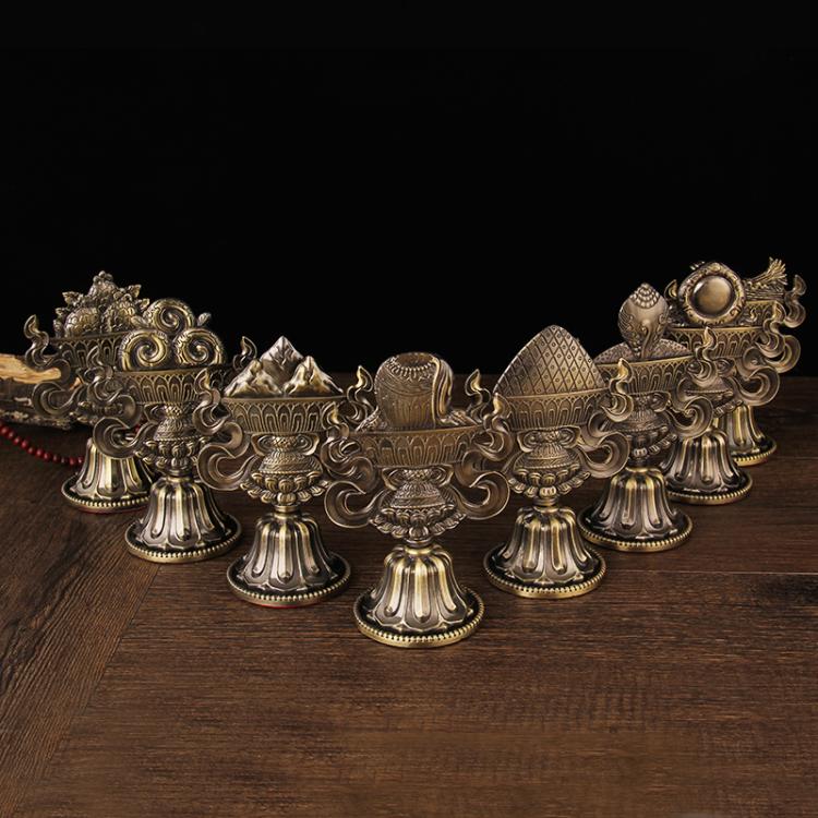 藏传佛教密宗法器八瑞物吉祥八宝总集八吉祥摆件装饰八瑞相法器 - 小编推荐 - WePost 全民代运 - 马来西亚中国淘宝代运与集运专家