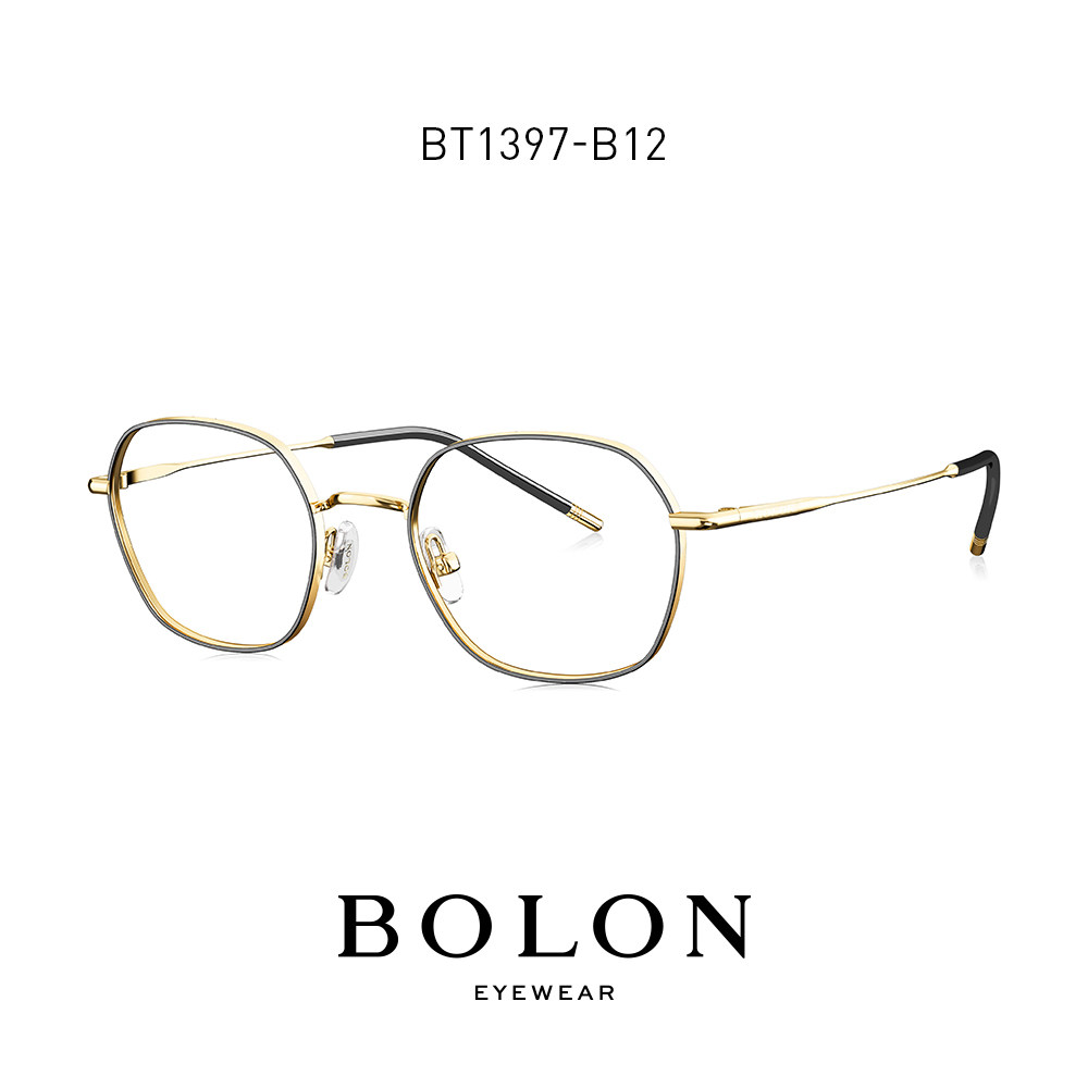 BOLON暴龙近视眼镜新款光学架β钛金属架眼镜框男女BT1397_虎窝淘