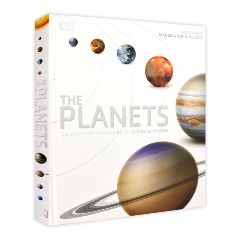 DK百科全书系列太阳系行星视觉图鉴精装英文原版大开本 The Planets星球行星百科科学科普知识太空天文进口书籍正版_虎窝淘