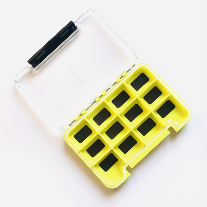 伽玛卡兹路亚铅头钩盒带磁片GAMAKATSU防水便携超薄型收纳盒LE506_虎窝淘