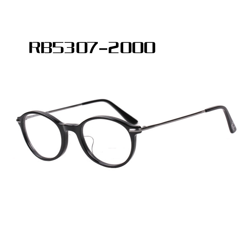 复古RB5292D全框RB5296D眼镜框光学RB7014镜板材款眼镜RB5307D_虎窝淘