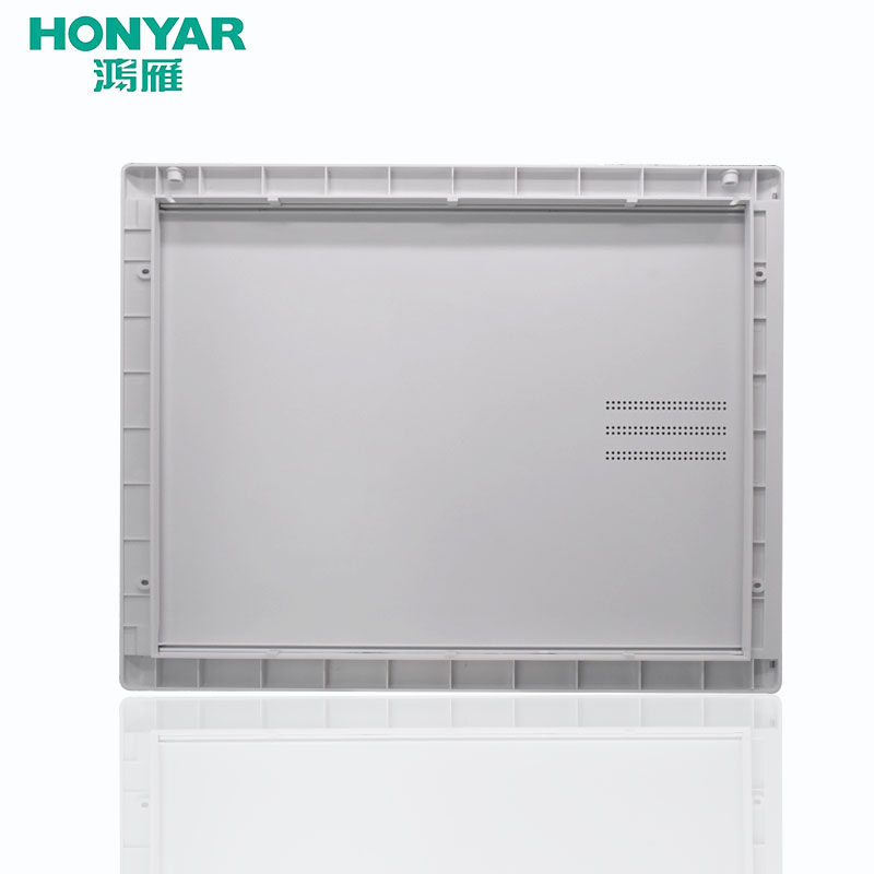 鸿雁弱电箱家用信息布线多光纤入户单门大号别墅型 HIBT-G14S_虎窝淘