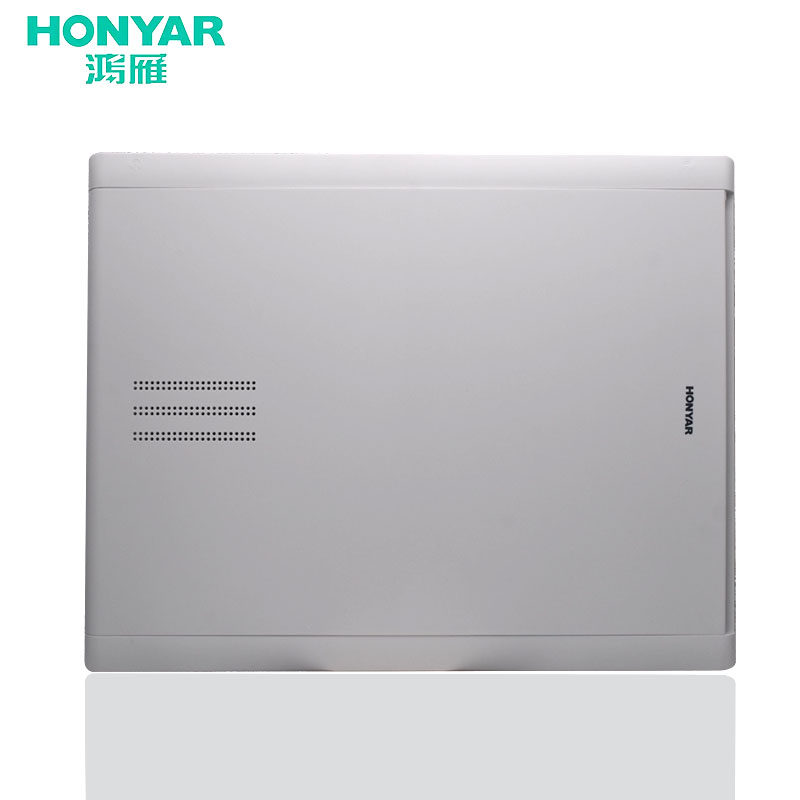 鸿雁弱电箱家用信息布线多光纤入户单门大号别墅型 HIBT-G14S_虎窝淘