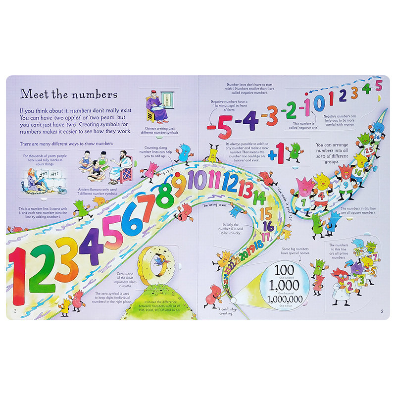 预售Usborne See Inside Maths看里面之解密数学儿童百科立体翻翻书科普科学英语绘本故事书课外读物3-8岁英文原版进口图书_虎窝淘