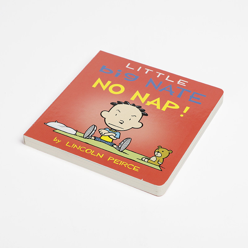 英文原版 Little Big Nate: No Nap!小大内特:没有午睡!学龄前儿童英语启蒙阅读故事图画纸板书 Lincoln ...