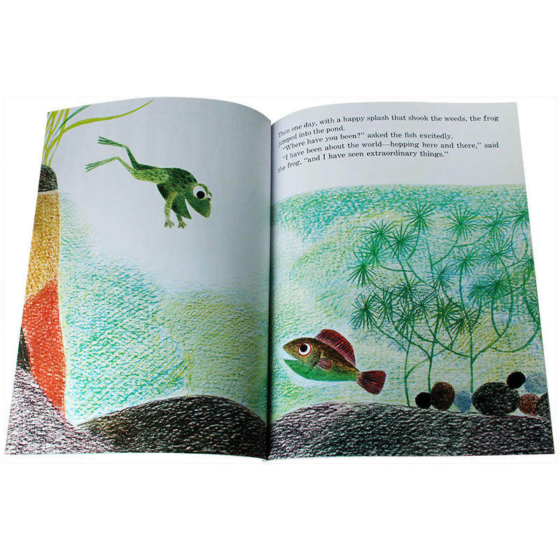 送音频吴敏兰书单推荐 4度凯迪克奖Fish is Fish鱼就是鱼Leo Lionni英文原版进口绘本儿童启蒙阅读英语训练提升阅读能力图画故事 ...