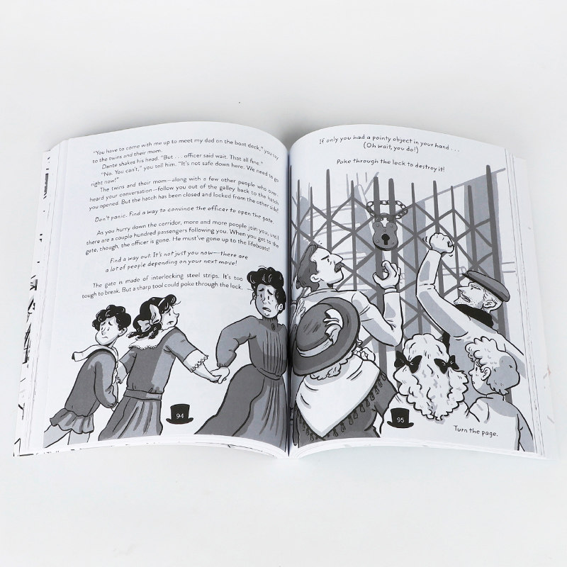 英文原版Escape This Book!逃离这本书系列3册Race to the Moon儿童侦探小说冒险故事桥梁章节书中小学生英语课外阅读 ...