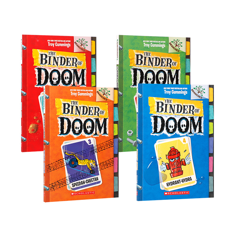 英文原版学乐大树系列Binder of Doom系列4本Brute-Cake/Boa Constructor/Speedah-Cheetah ...