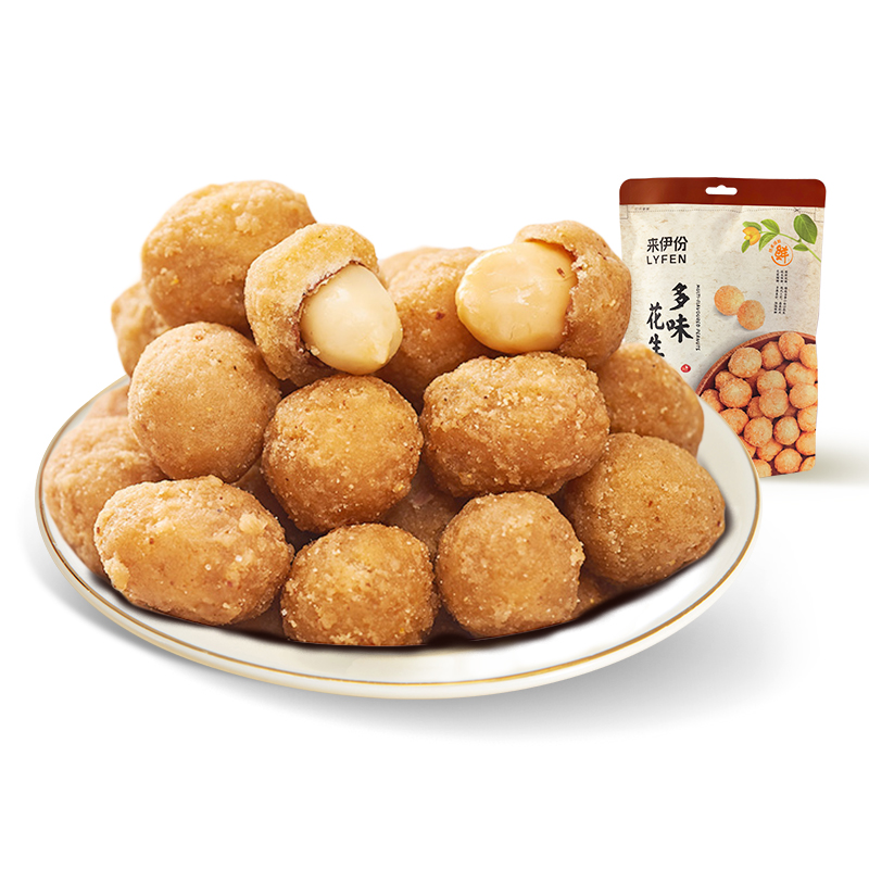 【专区88元任选16件】来伊份多味花生豆186g_虎窝淘