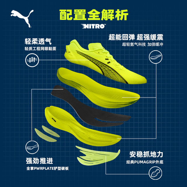 Carbon plate nitrogen professional racing breathable cushioning running ...