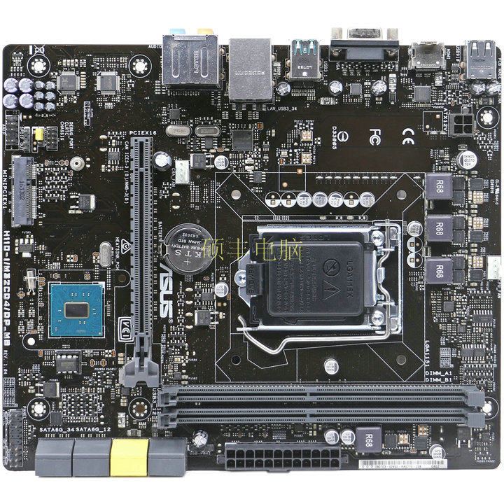 Asus/华硕原装 H110-I M32CD4 DP MB台式机主板 MATX 支持67代CPU_虎窝淘