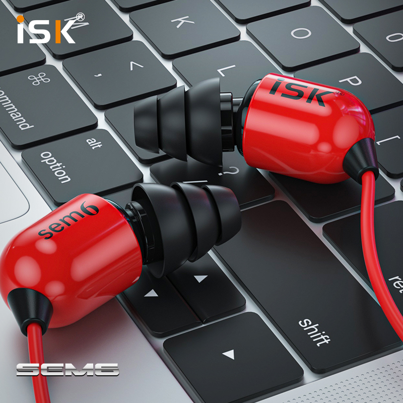ISK sem6舒适HiFi听音乐耳机入耳式专业网络K歌监听耳塞学生轻便_虎窝淘