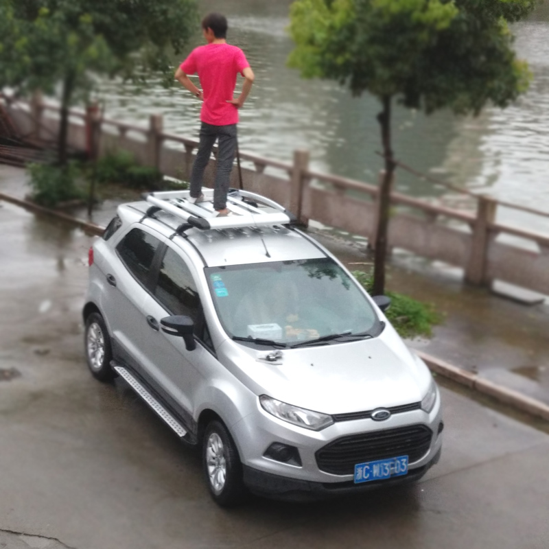 福特福克斯蒙迪欧嘉年华翼博福睿斯行李架车顶架载重横杆货架_虎窝淘