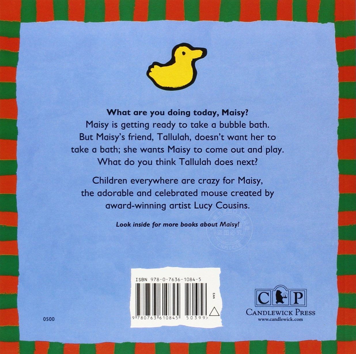 现货小鼠波波洗澡儿童英语启蒙故事绘本英文原版 Maisy Takes a Bath 2-5岁 Lucy Cousins亲子阅读幼儿睡前故事书 ...