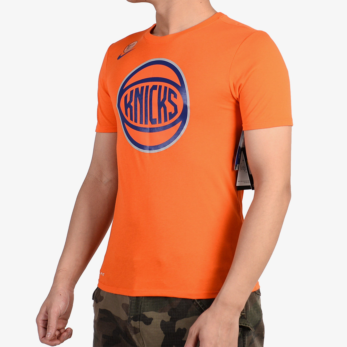 Nike/耐克正品短袖男DRY LOGO纽约尼克斯队篮球运动NBAT恤870527_虎窝淘