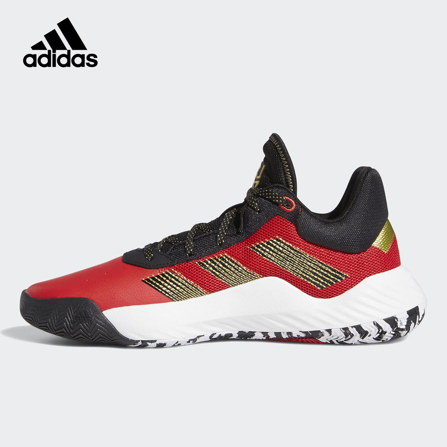 Adidas/阿迪达斯正品2020秋季新款男子舒适运动训练篮球鞋EF9919_虎窝淘