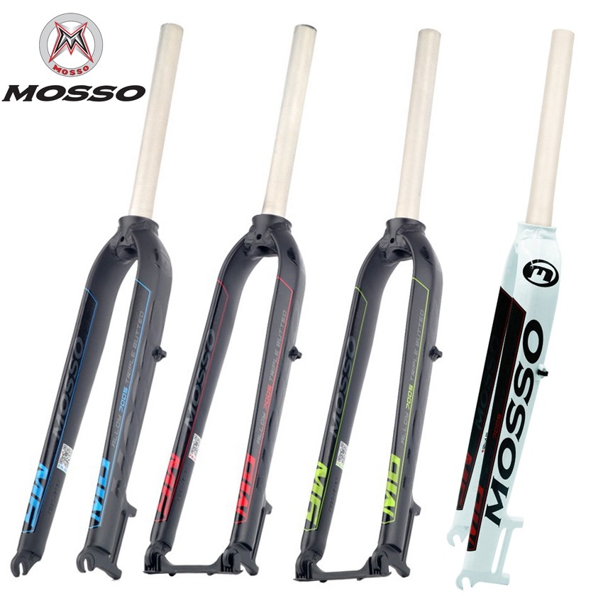 新款MOSSO山地自行车硬叉M3 MD3 M5 M6碟V刹超轻前叉26/27.5/29寸_虎窝淘